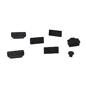7pcs Replacement Silicone Dust Plug Proof Cover Stopper Dustproof Kits for Xbox One X Xbox One S Gaming Console