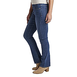 JAG Jeans Women's Paley Mid Rise Bootcut Pull-on Jeans, Durango, 16