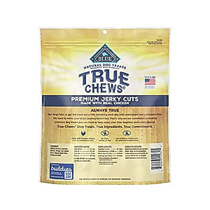 Blue Buffalo True Chews Premium Jerky Cuts Natural Dog Treats, Chicken 22 oz bag