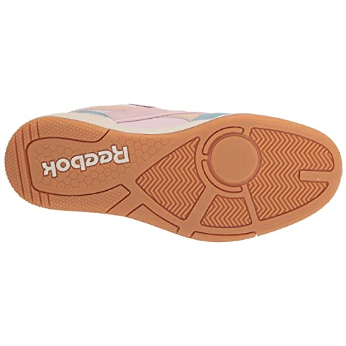 Reebok Women's BB 4000 II Basketball Shoe, Pixel Pink/Vintage Chalk/Blue Pearl, 6 Women