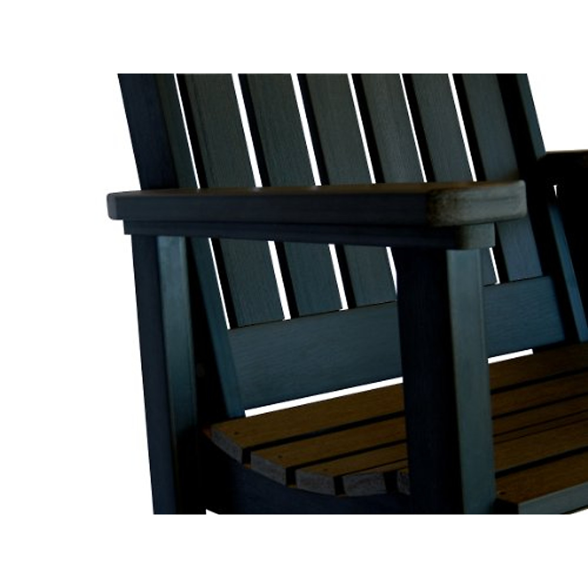 Highwood AD-RKCH1-BKE Lehigh Rocking Chair, Black