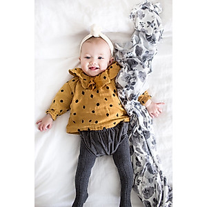 Copper Pearl Large Premium Knit Baby Swaddle Receiving Blanket Rowan