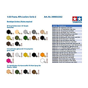 TAMIYA 35362 1/35 French Main Battle Tank Plastic Model Kit