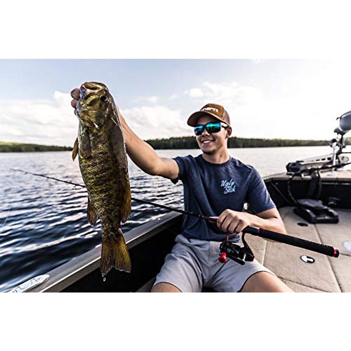 Ugly Stik Ugly Tuff Spinning Spinning Reel, Size 30, 5 Stainless Steel Ball Bearing System, Oil Felt Front Drag Drag, Max of 18lb | 8.1kg, Black