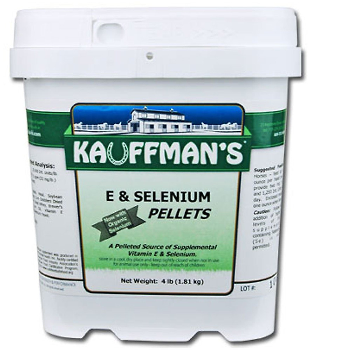 Vitamin E & Selenium Pellets 4 lb