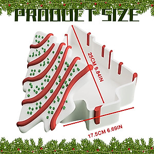 SANIKAWA Christmas Tree Cake Storage, Christmas Candy Snack Storage Decoration, Christmas Tree Box Can Put All Christmas Tree Cakes In A Beautiful Decorative Position