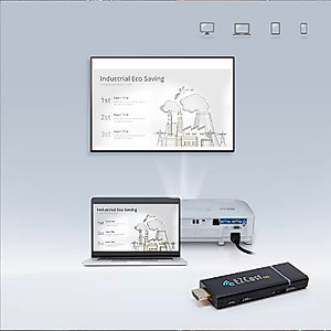 EZCast PRO Dongle Wireless Presentation Smart TV Stick High Speed MIMO 2T2R WiFi HDMI, Supports 4 to 1 Split Screens