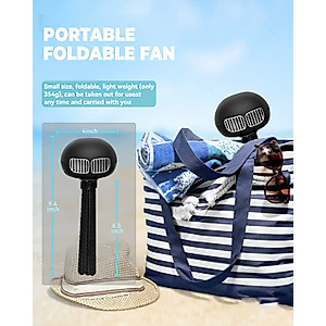 Kaylocheer USB Rechargeable Baby Stroller Fan with Strong Wind, 360-degree Rotation, Quiet Operation, Octopus Design, 3 Wind Speeds, Portable for Travel