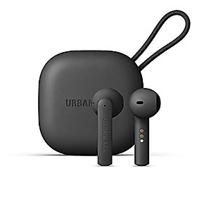 Urbanears Luma True Wireless Earbuds with Charging Case, Charcoal Black