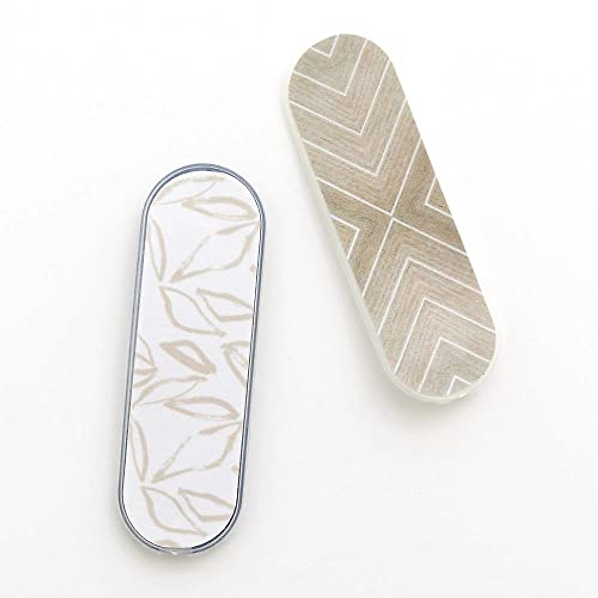 YubiLoop Phone Grip Hook and Foldable Stand (1 Base + 2 Bands) | Universal Selfie Finger Ring Strap with Collapsible Kickstand Loop | Accessories for Smartphones, Tablets and Cases (The Raina)