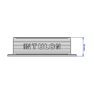 intulon 6-inch Tube Portable AC Air Conditioner/Fan Exhaust Plastic Hose Flange Wall Mount - Counter-Clockwise thread 6CCWMOUNT,Off White