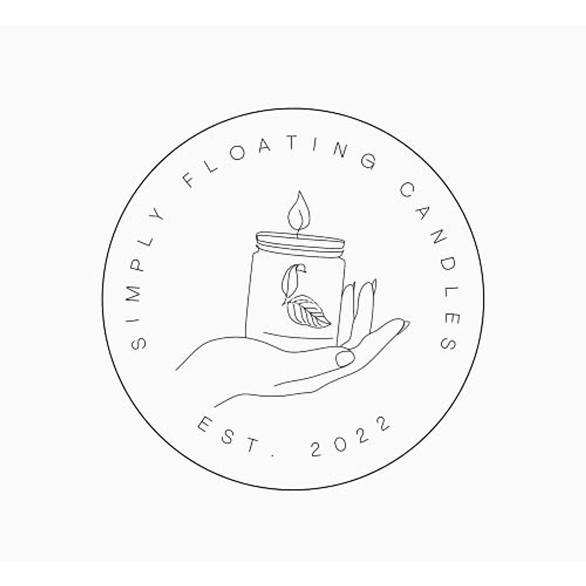 24 Pack Floating Candles, 2 Inch White Unscented Dripless Burning Candles, Simply Floating Candles, Special Events, Holiday Festivities, Party, Valentine's Day, Wedding (2 inch (24 Pack), White)