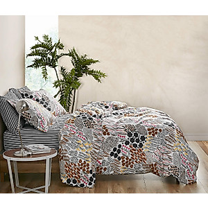 Marimekko - King Comforter Set, Cotton Percale Bedding with Matching Shams, Stylish Modern Home Decor (Pieni Letto Multi, King)
