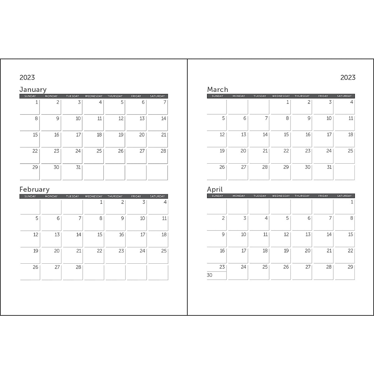 National Parks Poster Art of The WPAs, August 2022 – December 2023, Weekly Planner 2023, 5.75" x 8.25" Flexi-Cover Planner Calendar Schedule Organizer - 18 Months