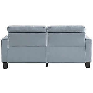Homelegance Lantana 72" Fabric Sofa, Gray
