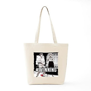 CafePress I Love Lucy #Winning Tote Bag Natural Canvas Tote Bag, Reusable Shopping Bag