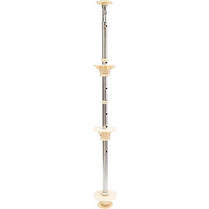 Hardware Resources LSP3 Lazy Susan Pole for 3 Round or Kidney Shelves