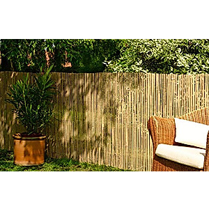 Bamboo Slat Fence, 5'H x 14'L