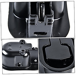 CIYODO 2pcs Versatilen Chair Pull Handle Metal Handle Part Black Lounge Chair Black Recliner Metal Legs for Furniture Recliner Pull Handle Replacement Aluminum Alloy