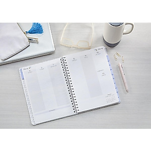 Southworth Planner (January 2024-December 2024), 8.5" x 11", Soft Butterfly, Premium 28#/105 gsm Paper, Large Twin Wire (91042)