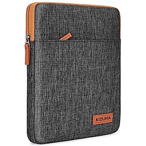 KIZUNA 8 Inch Tablet Sleeve Case Shockproof Water-Resistant Bag for 7.9" Tablet/iPad Mini 4 3 2/Samsung Galaxy Tab A/ 8" Pro/Tab 3 7.0 Lite/S2 8/E 8, LG Huawei M5/ASUS ZenPad Protective Bag - Brown