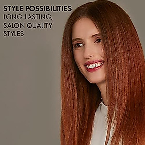 Hot Tools Pro Artist Nano Ceramic Flat iron | Wide Plate for Faster Styling (1-1/4 in)