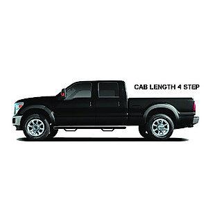 N-Fab Nerf Steps | Textured Black, Cab Length | D0984CC-TX | Fits 2009-2015.5 Dodge RAM 1500, 2010-2018 2500 / 3500 / 4500 /5500 Crew Cab All Beds, SRW / DRW Gas / Diesel