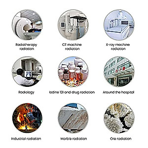 Kavolet Nuclear Radiation Detector, Beta Gamma X-ray Tester, NR-750 Household Radioactive Tester, LCD Display, Geiger Counter Radiation Detector, Triple Alarm