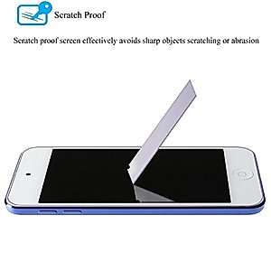 Ailun Screen Protector for iPod Touch 7/6/5 Curved Edge Tempered Glass 3Pack Compatible with iPod Touch 7th Generation 2019 Released 6th Generation 2015 Released 5th Generation Case Friendly