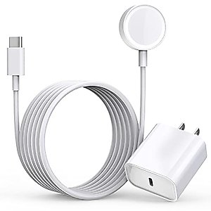 Watch Charger for Apple Watch Charger,USB C 20W Fast Charger Adapter 6.6FT iWatch Charger Magnetic Charging Cable Cord Apple Watch Charger for Apple Watch Support Apple Watch Series 8/7/6/5/4/3/2/1/SE