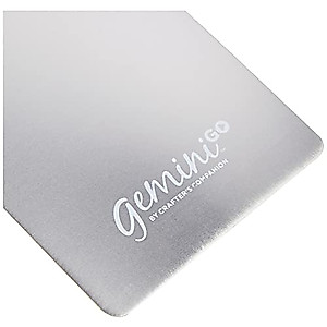 Gemini Go Accessories Metal Cutting Plate, 3 x 6-Inch, Silver, 1 Count (Pack of 1)