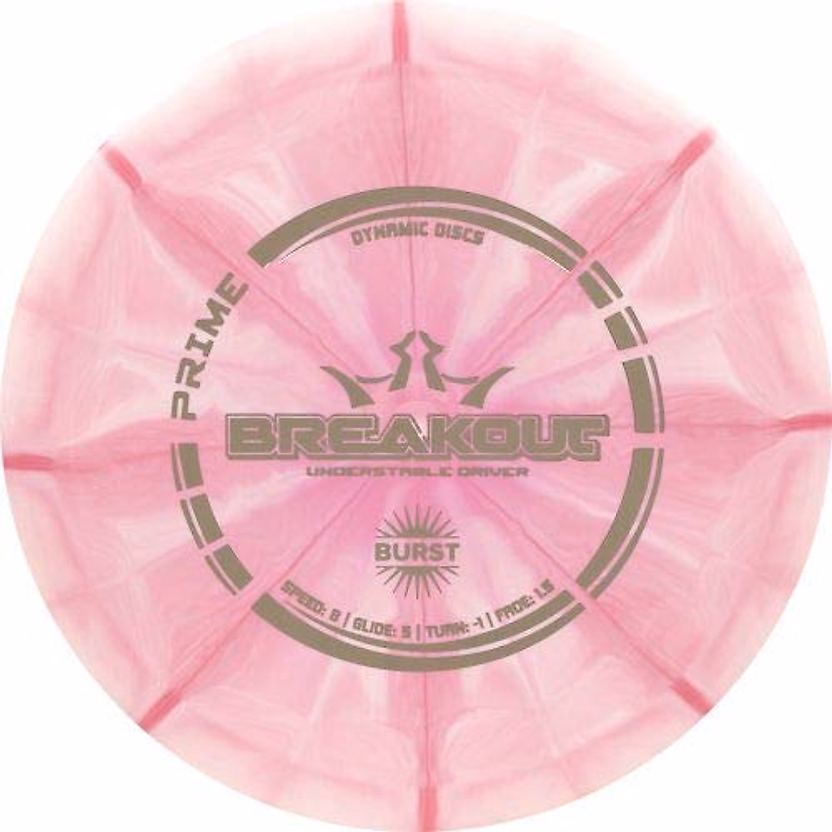 Dynamic Discs Prime Burst Breakout Fairway Driver Golf Disc [Colors May Vary] - 145-159g