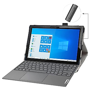 Bige for IdeaPad Duet 3i 10IGL5 Case,PU Leather Folio 2-Folding Stand Cover Case for Lenovo IdeaPad Duet 3i /Lenovo Windows Duet 3i 82AT00F2US 10.3" 2-in-1 Laptop,Love Tree