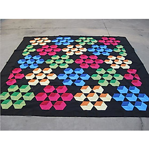 LENAILIN 50PCS 10" x 10" 10 Solid Colors Quilting Fabric 100% Cotton Bundle Squares for Quilting Sewing Precut Squares Sewing Quilting Patchwork Scraps for DIY Crafting