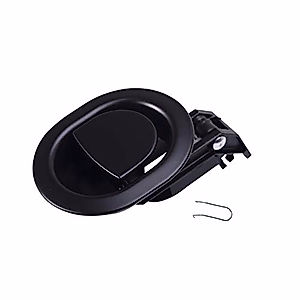 KUANYUOO Sturdy Universal All-Metal Sofa Chair Recliner Release Pull Handle Replacement Parts with Retaining Hook, Fits Ashley, Lazy Boy and Most Manufacturer Brand, Handle Size 3" x 3.5"