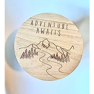 Sand + Fog Vanilla Tobacco Scented Candle Stamped Wooden Lid