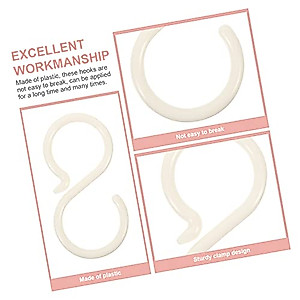 SEWACC 40pcs Punching Anti-Drop Bags S Towel Bedroom Shaped Shirt Heavy Hanger Hooks Scrunchies for Plastic Duty Office S-Shaped Sundries Slip Hoops Non Hanging Hairband Metal Holder