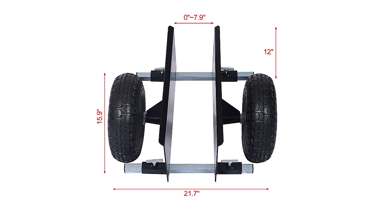 HomVent Heavy Duty Panel Dolly - 600-Lb Capacity
