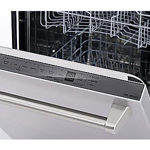 COSMO COS-DIS6502 24 in. Dishwasher in Fingerprint Resistant Stainless Steel with Stainless Steel Tub