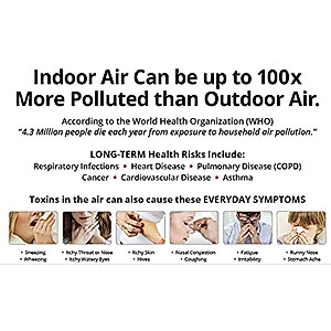 AIRDOCTOR 4-in-1 Air Purifier BUNDLE with Additional One Year Combo Filter Pack - One (1) UltraHEPA Filters & Two (2) Carbon/Gas Trap/VOC Filter