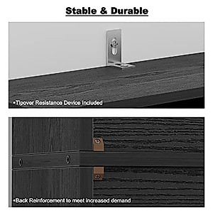 IRONCK Bookshelves and Bookcases Floor Standing 6 Tier Display Storage Shelves 70in Tall Bookcase Home Decor Furniture for Home Office, Living Room, Bed Room