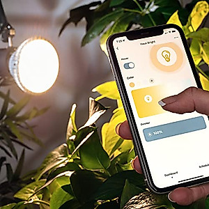 HAUS BRIGHT Smart LED Grow Light Bulb - Dimmable Warm, Cool & Daylight | Schedule & Timer | Full Spectrum Grow Lights Indoor Plants | Grow Lamp | E26/27 | 20W with 288 PPFD