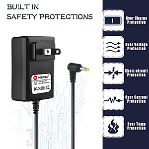 PKPOWER 5V AC Adapter for Tascam PS-P520 DP-008EX DP-006 DP-004 DR-1 DR-07 GT-R1 MP-BT1 MP-GT1 CD-BT2 CD-GT2 CD-VT2 Kodak Easyshare M853 M883 M753 M341 M340 Zi8 Camera Power Charger