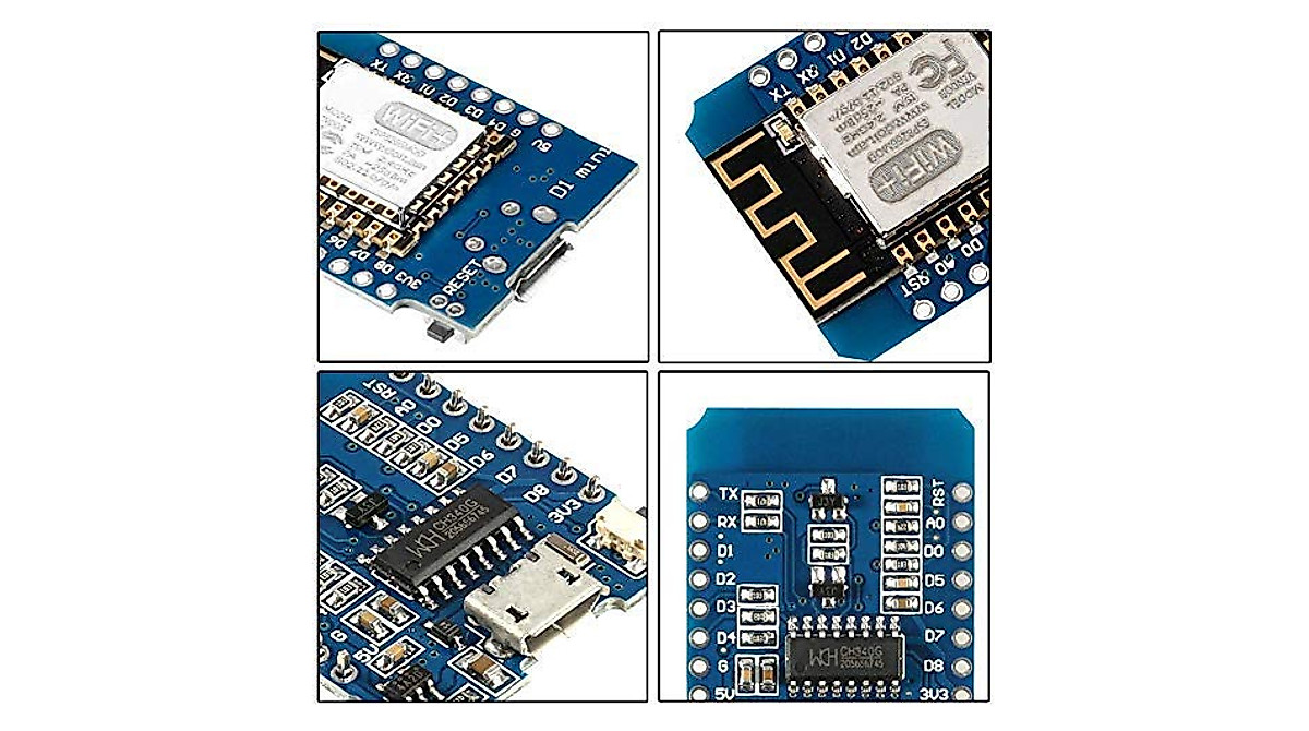 ACEIRMC 6pcs ESP8266 D1 Mini WiFi Boards - Easy Development