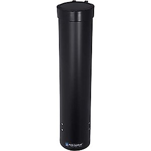 San Jamar C3165BK Med Pull WTR Cup, Black