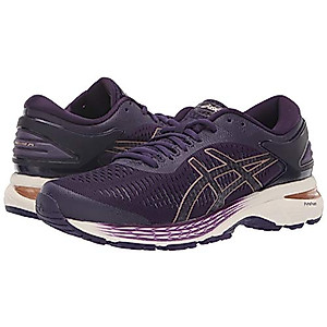 ASICS Women's Gel-Kayano 25 Running Shoes, 5, Night Shade/Cream