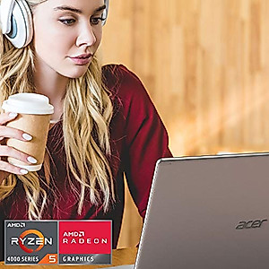 Acer Aspire 5 A515-44-R41B, 15.6" Full HD, AMD Ryzen 5 4500U Hexa-Core Mobile Processor with Radeon Graphics, 8GB DDR4, 256GB NVMe SSD, WiFi 5, HD Webcam, Backlit Keyboard, Windows 10 Home
