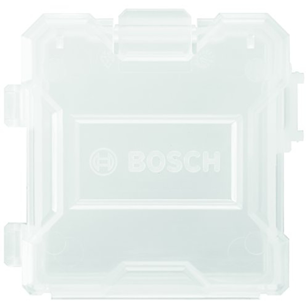 BOSCH CCSBOXX 3 In. Clear Storage Box with Latch for Custom Case System for Storing Bits, Screws, Bolts and More