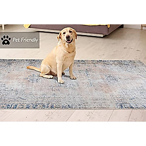 Monolia Machine Washable Area Rugs Perfect for Living Room Rugs,Bathroom Runner, Kitchen Rug, Bedroom Rugs, Entryway Rug, Persian Home Decor, Floor Decoration (2' X 3')