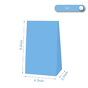 OULUN 16pcs Cartoon Animation Party Supplies Party Bags, Cartoon Animation Birthday Party Candy Bags, Thickened Paper Party Favor Bags